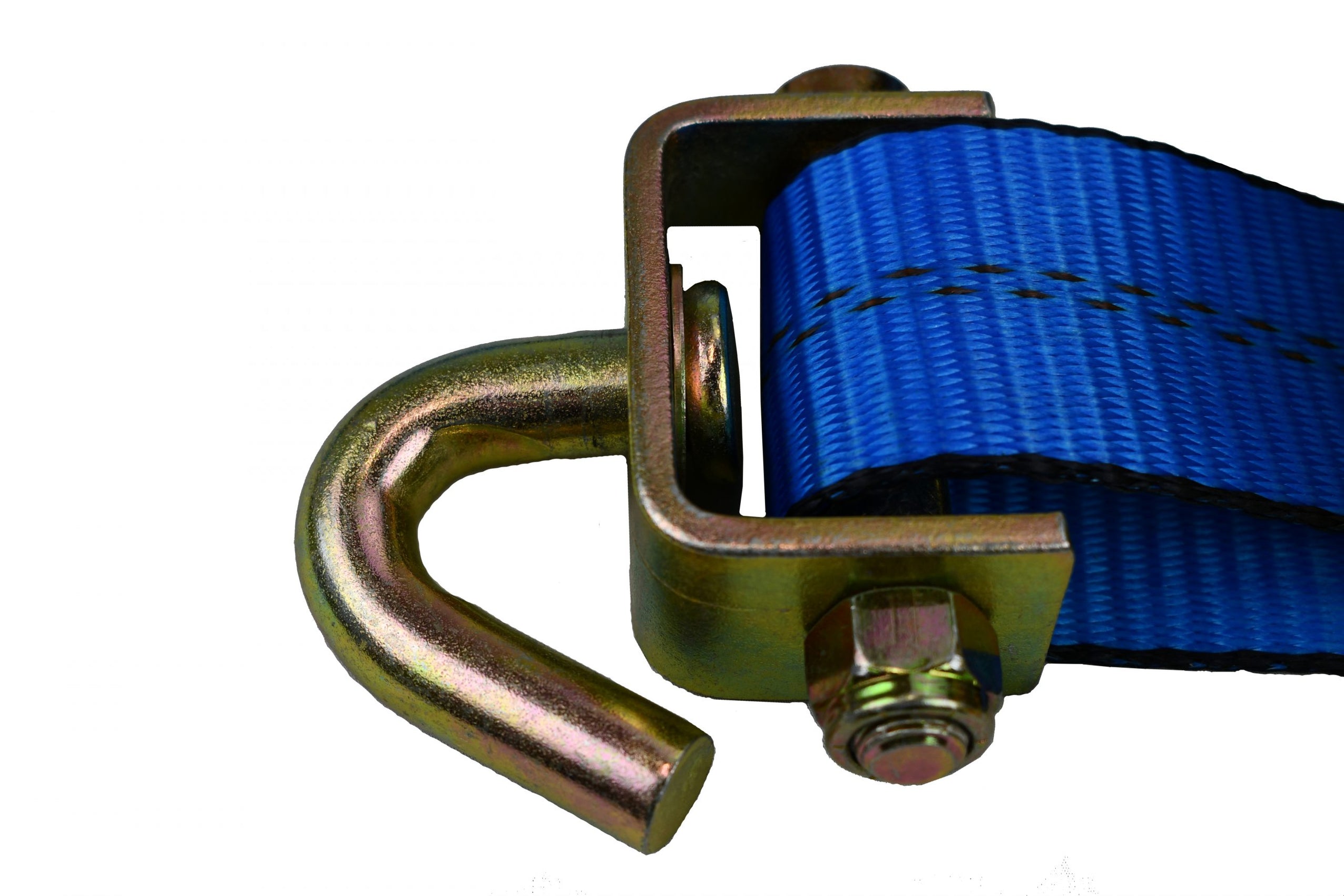 2'' x 10' Auto Tie Down Strap with Swivel J Hook and Rubber Cleats ...