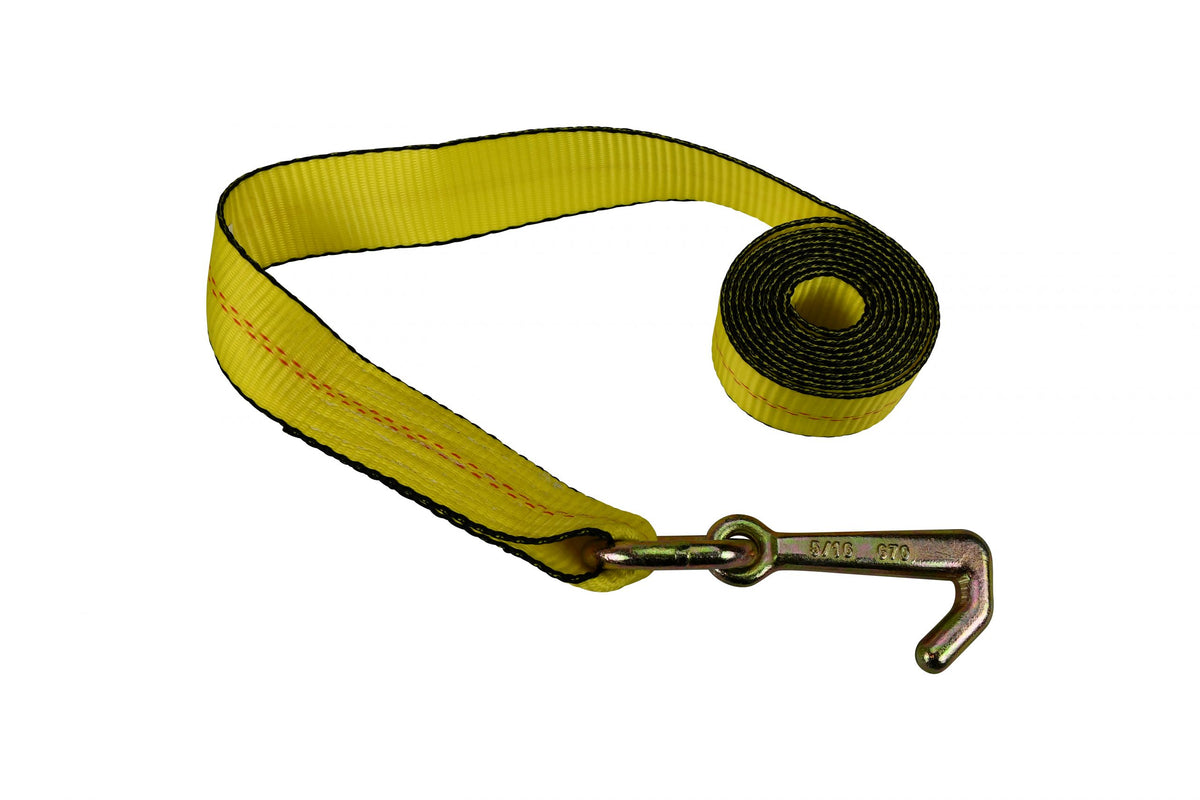 2'' Strap with Mini J Hook — CargoControlStore